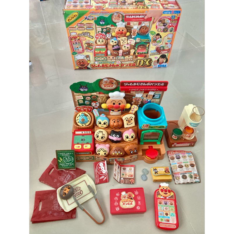 Anpanman Bakery Shop Toy Set Bread With Sound And Light | Shopee ...
