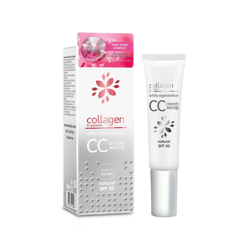 Collagen by Watsons White Regeneration Cc Cream Natural Spf30 30ml ...