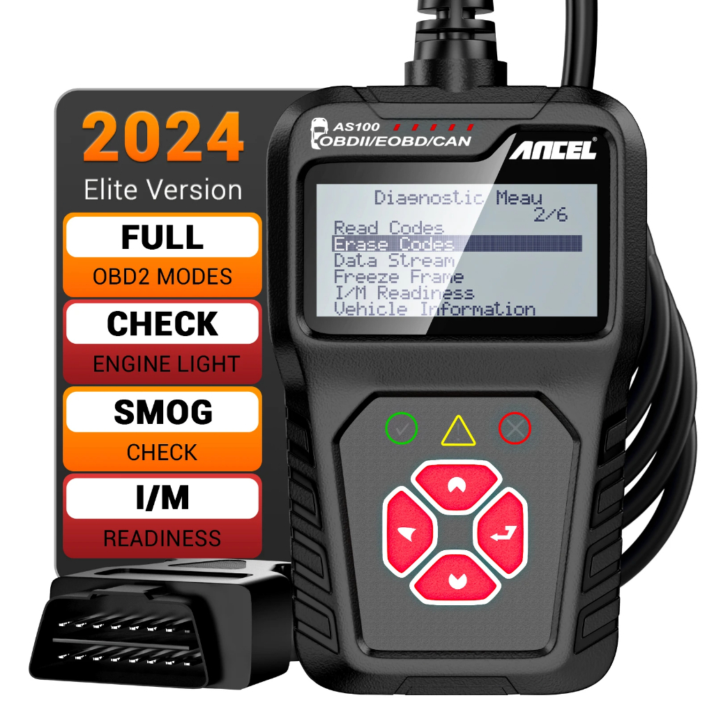 ANCEL AS100 Obd2 Scanner Car Diagnostic Scan Tool Engine Failure Code Reader | Shopee Philippines