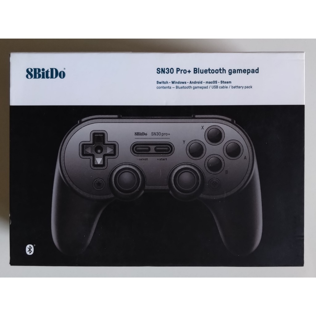 1st Hand 8bitdo SN30 Pro + Bluetooth Gamepad Black Color For Nintendo ...