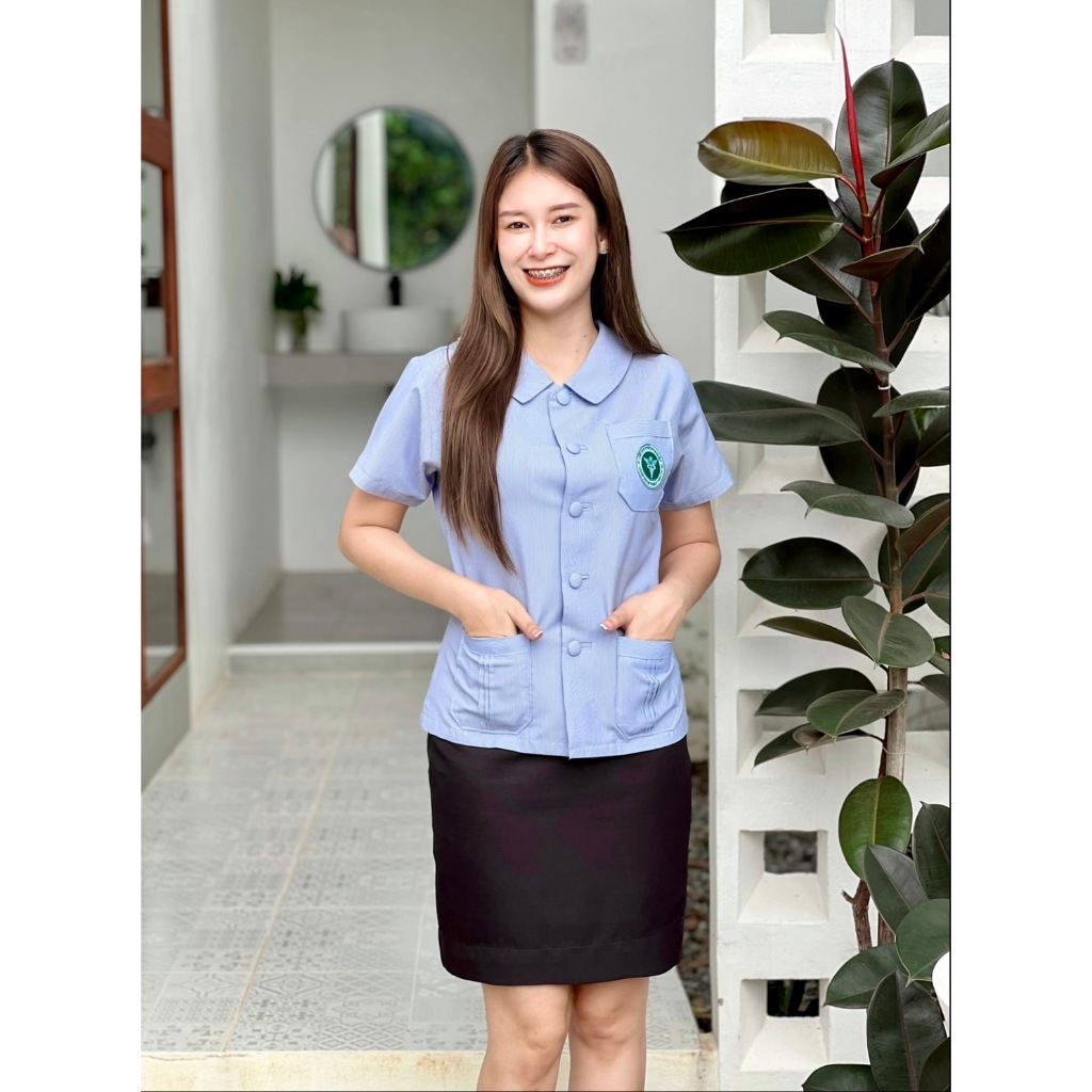 Blue Stripe Lab Coat (Kanda Cape Model) | Shopee Philippines