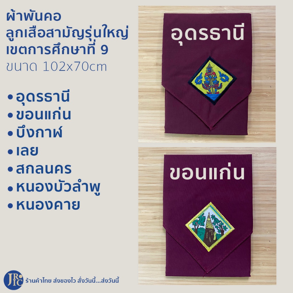 (Lan-Educational Area 9) Common Scout Scarf Large Version Udon Thani ...