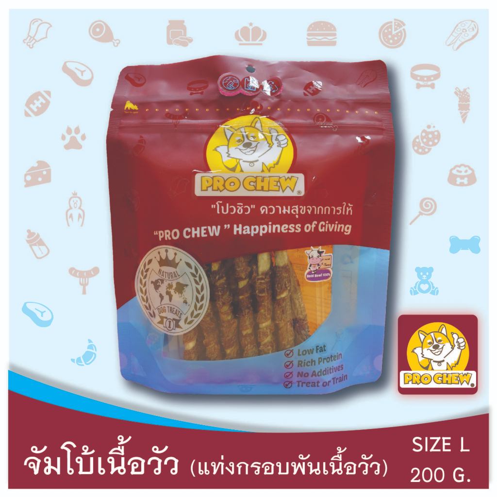 PRO CHEW JUMBO Crispy Beef Stick 150 g Po-150g (Crunchy Snacks Real ...