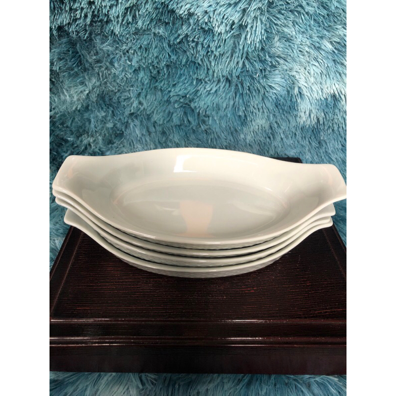 Boat Shape Plate Japanese Second Hand Ceramics 4 Pieces | Shopee ...