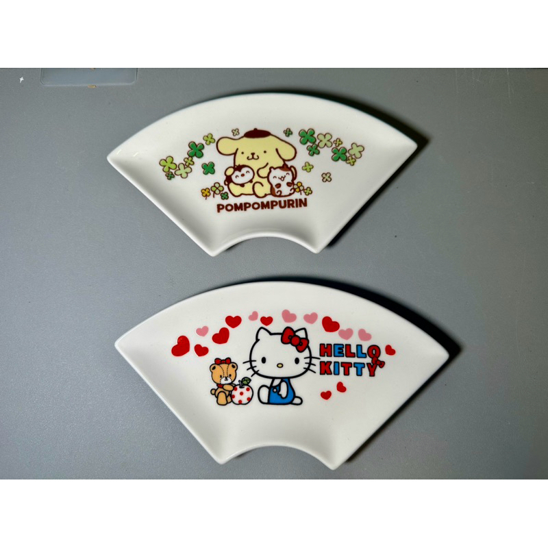 Sanrio Hello Kitty & Pompompurin 2017 Ceramic Plate From Japan | Shopee ...