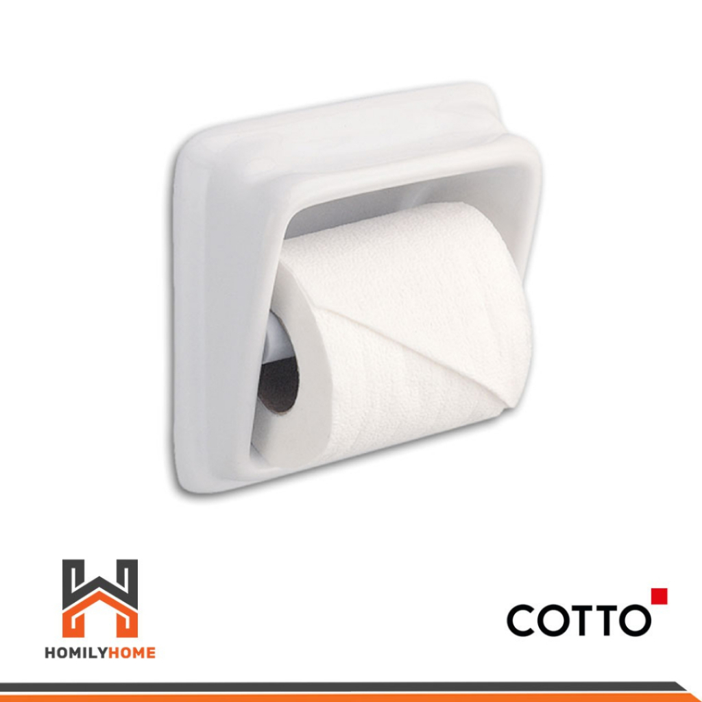 COTTO Toilet Paper Holder Model C814 White | Shopee Philippines