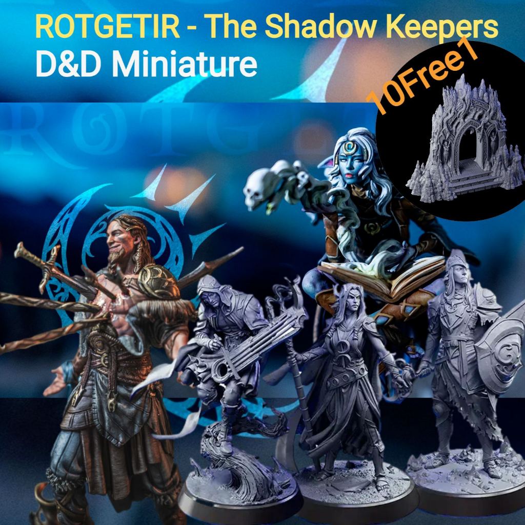 D&D miniature-Rótgetir-Journey to Alfheim Model For DnD [Made order ...