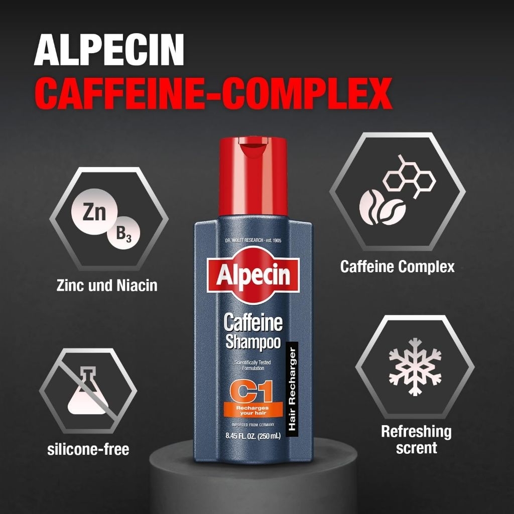 Alpecin Caffeine shampoo c1 250ml c1 (250ml) B Anti Hair Loss | Shopee ...