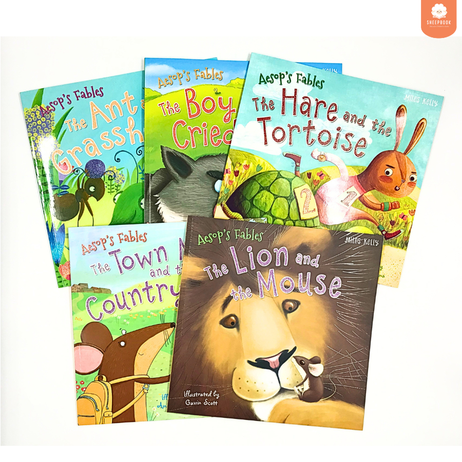 Aesop's Fables 5-Story Picture Book Set D1B5 | Shopee Philippines