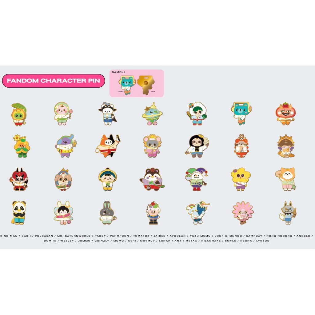 - Character Pin (Thailand Fest 1 x GMMTV) | Shopee Philippines