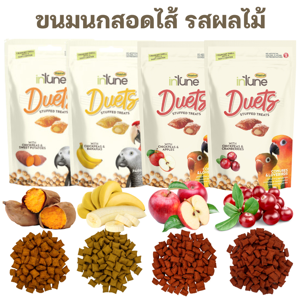 Higgins inTune Duets Bird Snacks With Fruit Filling These Innovative ...
