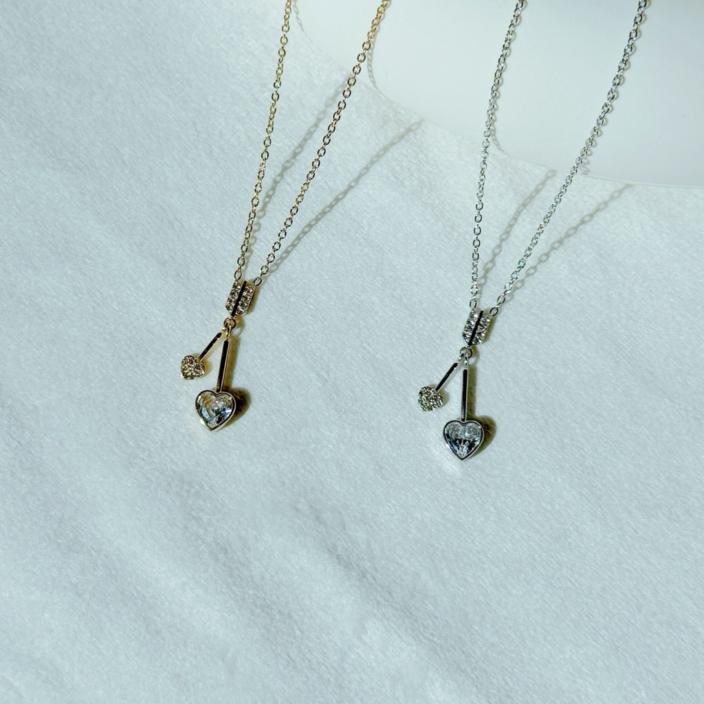 Cupid necklace-Heart-Shaped Diamond | Shopee Philippines