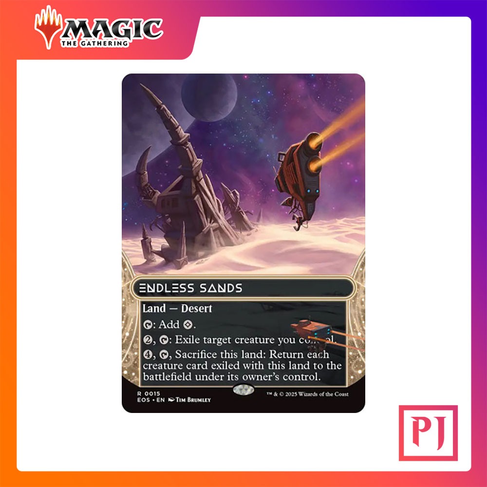 [MTG] Endless Sands (015) (Borderless) [EOS] [LAND] [RARE] [NORMAL ...