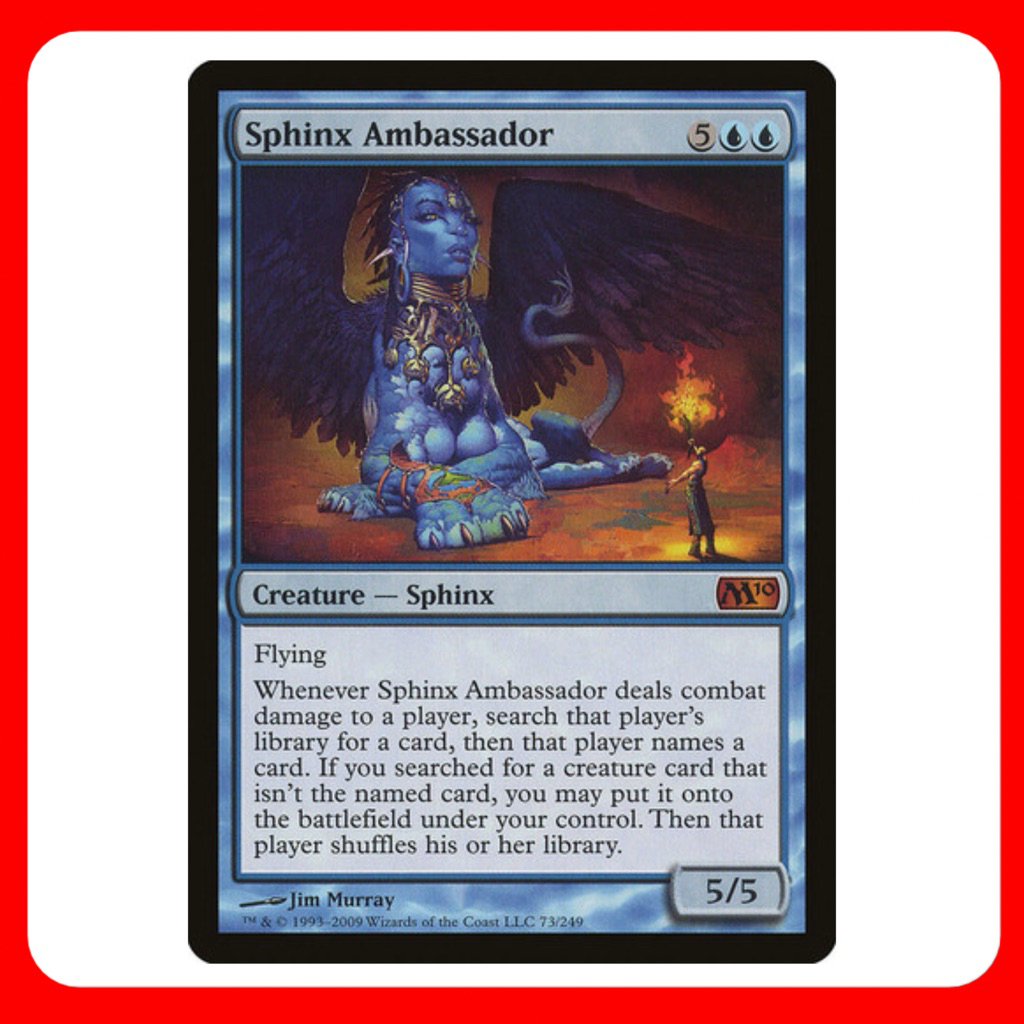 [MTG] Sphinx Ambassador [M10] [BLUE] [MYTHIC] [NORMAL] [ENG] (Magic Card/Magic the Gathering ...