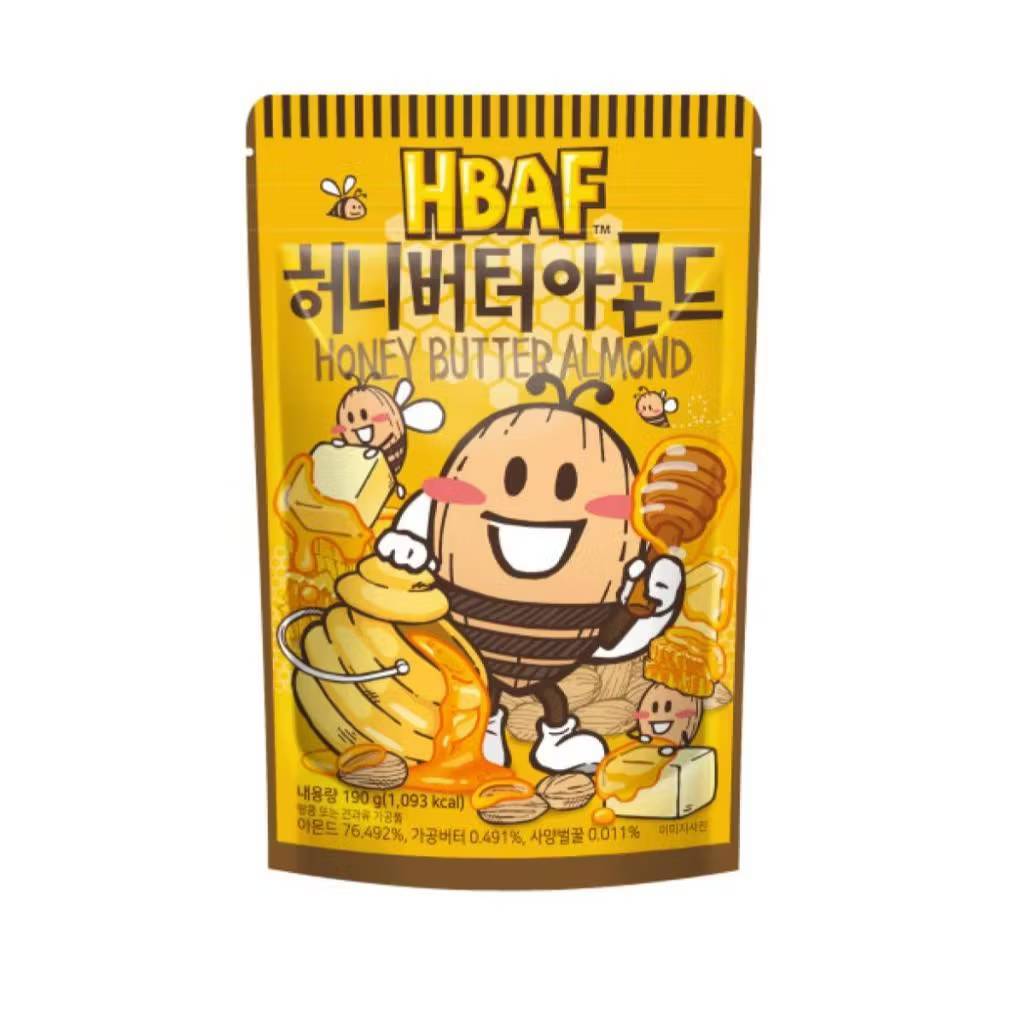 HBAF Honey Butter Almonds Roasted Almond | Shopee Philippines