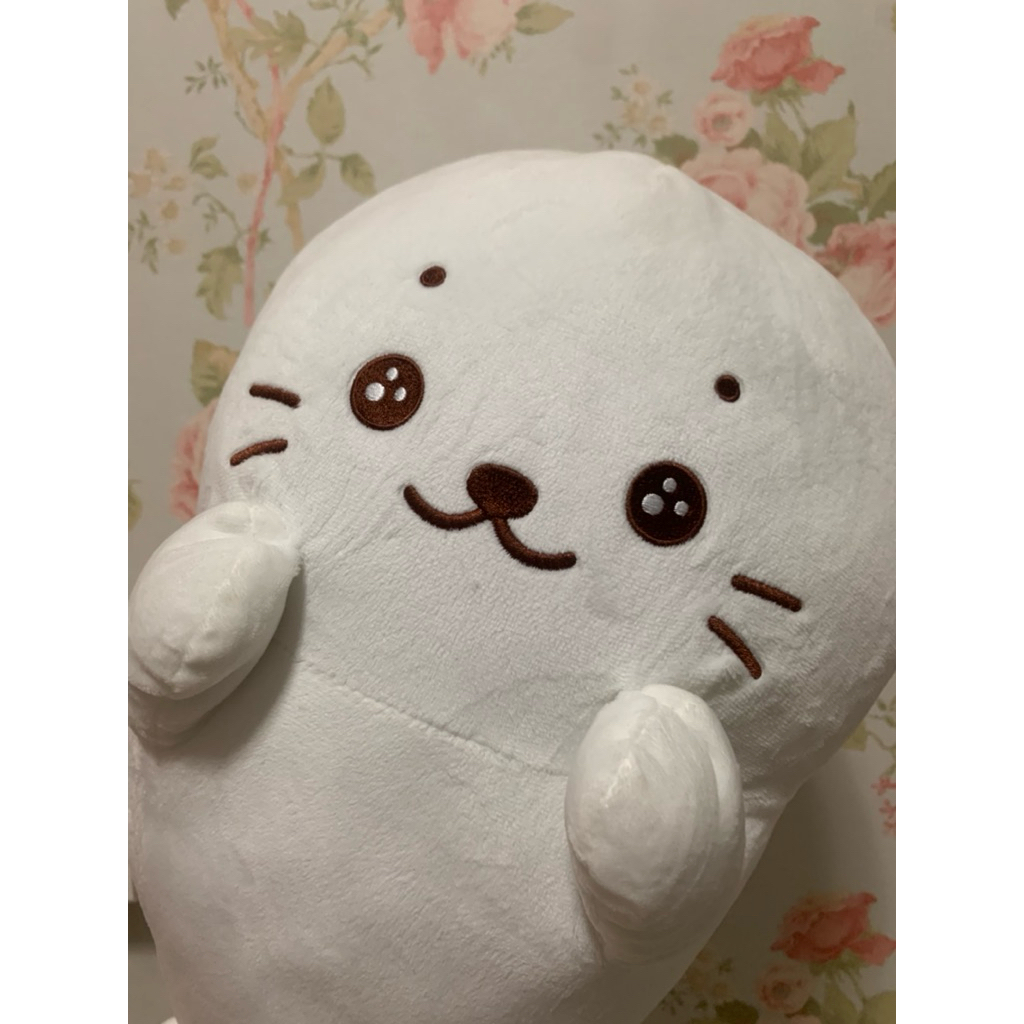 Shirotan Standing Seal Doll Sirotan Face Embroidered Eyes Size 40cm ...