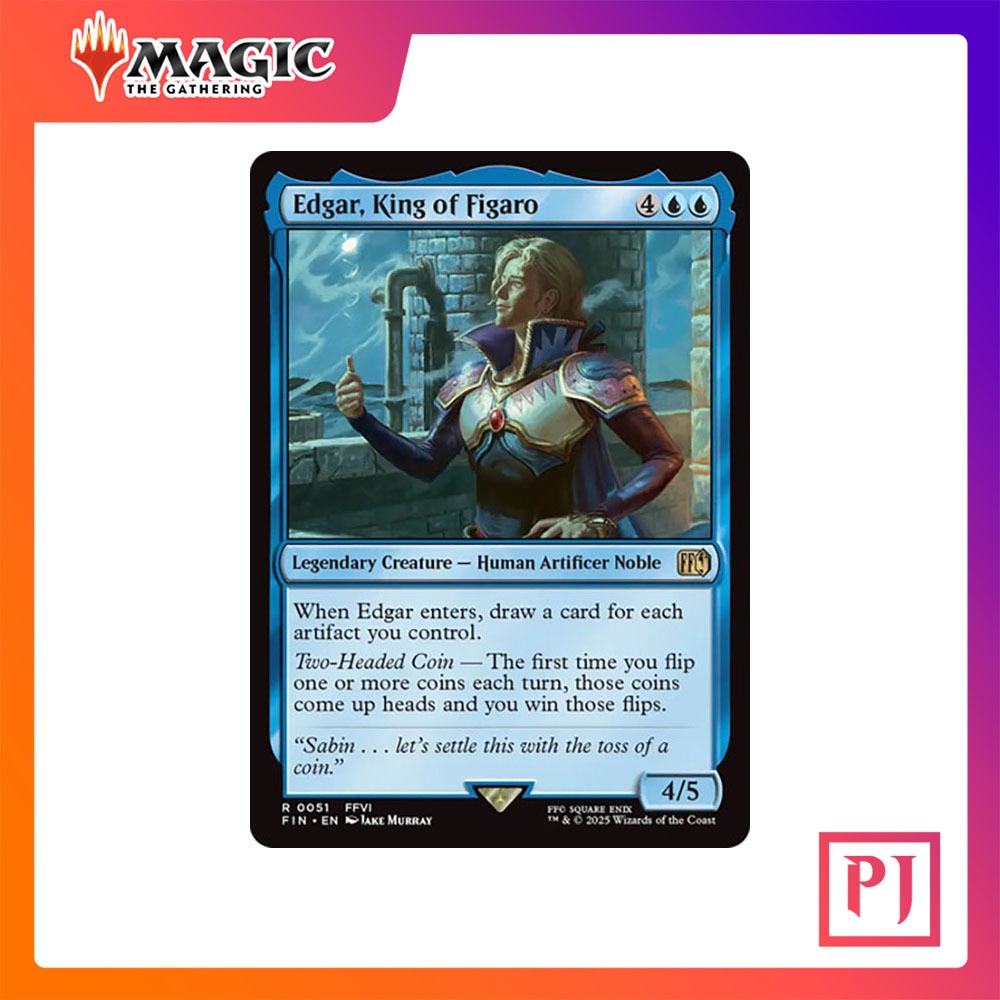 [MTG] Edgar King of Figaro [FIN] [BLUE] [RARE] [NORMAL] [ENG] (Magic ...