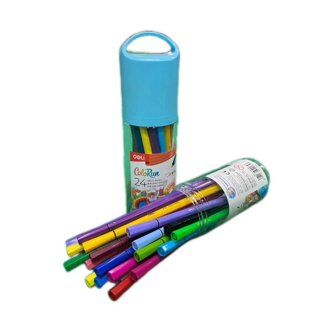 Magic Pen Set Contains 2 Sizes 12 Colors And 24 Colors. | Shopee ...