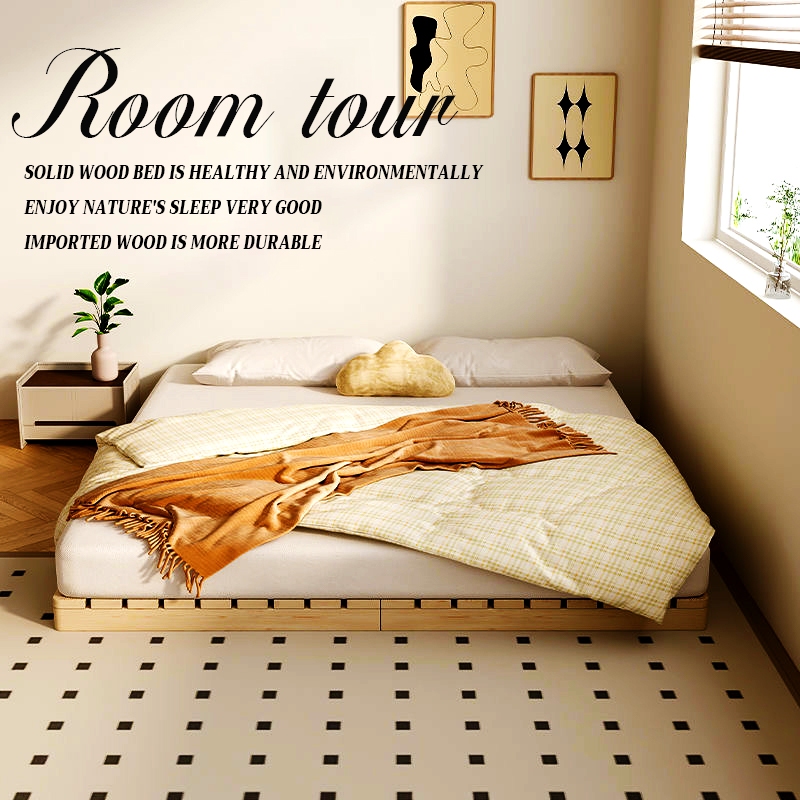 Bed 4/5/6 Feet Base Teng Wood Frame Good Quality Wooden 5-Foot Bed ...