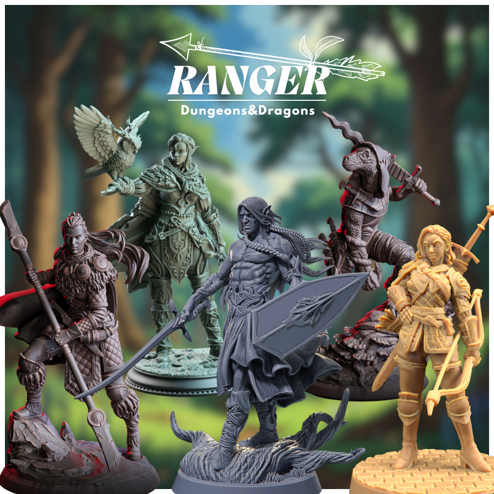 Dnd miniature Dungeon and Dragon RANGER CLASS | Shopee Philippines