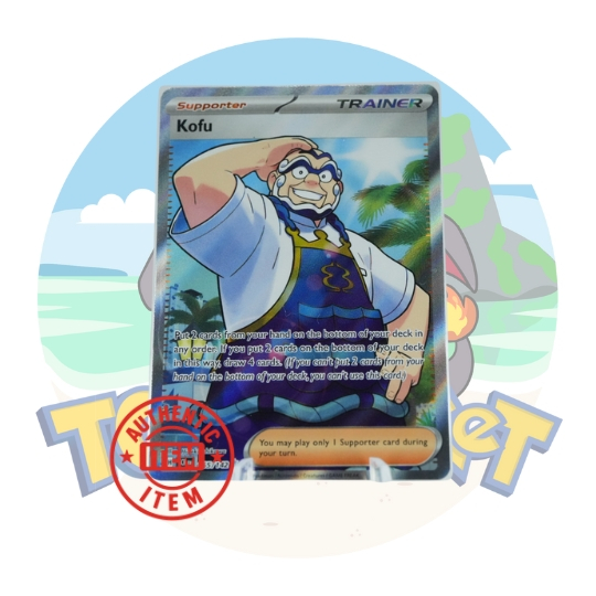 Pokemon Card "Kofu Trainer 165/142" ENG Stellar Crown | Shopee Philippines