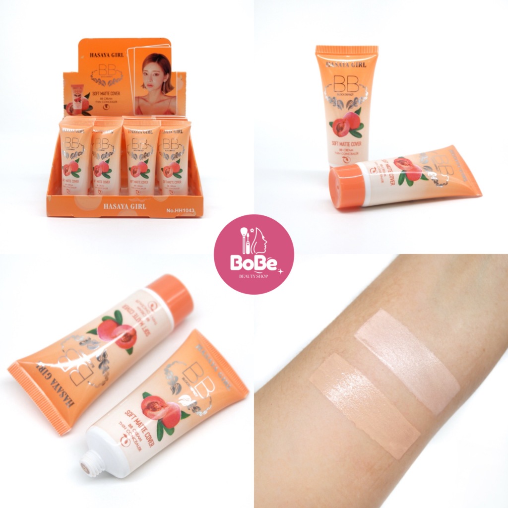 {12 Tubes} Hasaya Girl Soft Matte Cover BB Cream Foundation Skin Tone ...