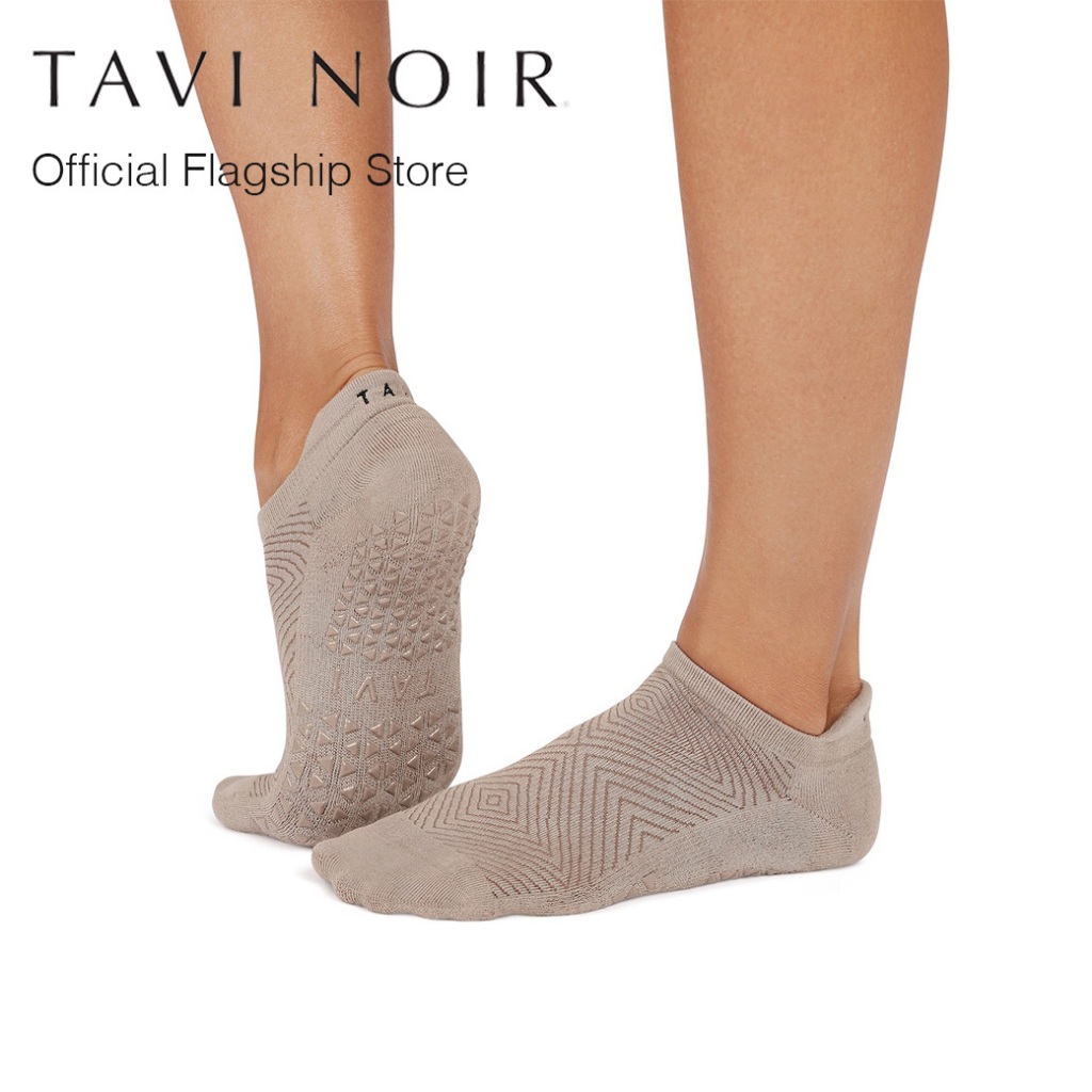 (New FALL D1 2025) Tavi Grip Savvy Shitake Geo Non-Slip Socks No Split ...