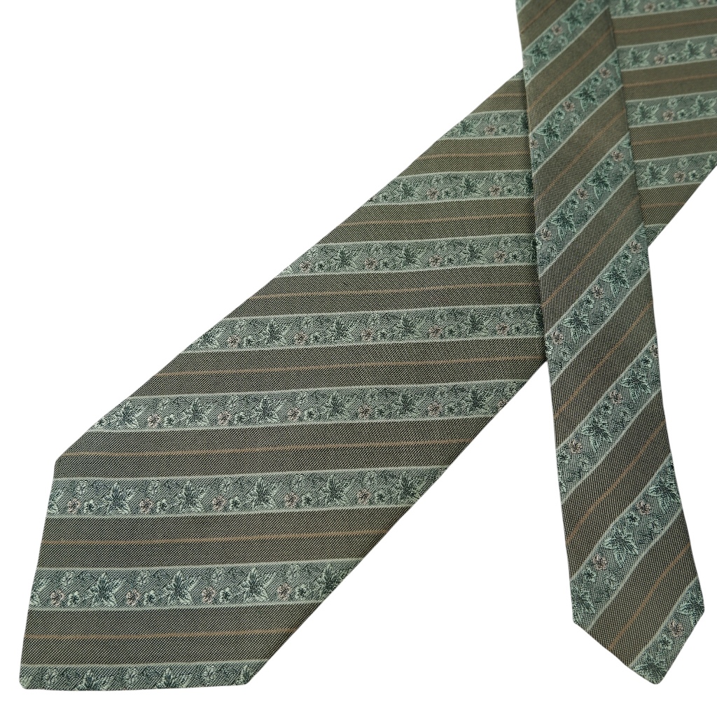 Kenzo Silk Gray Stripe Necktie Japan Brand Name Tie | Shopee Philippines