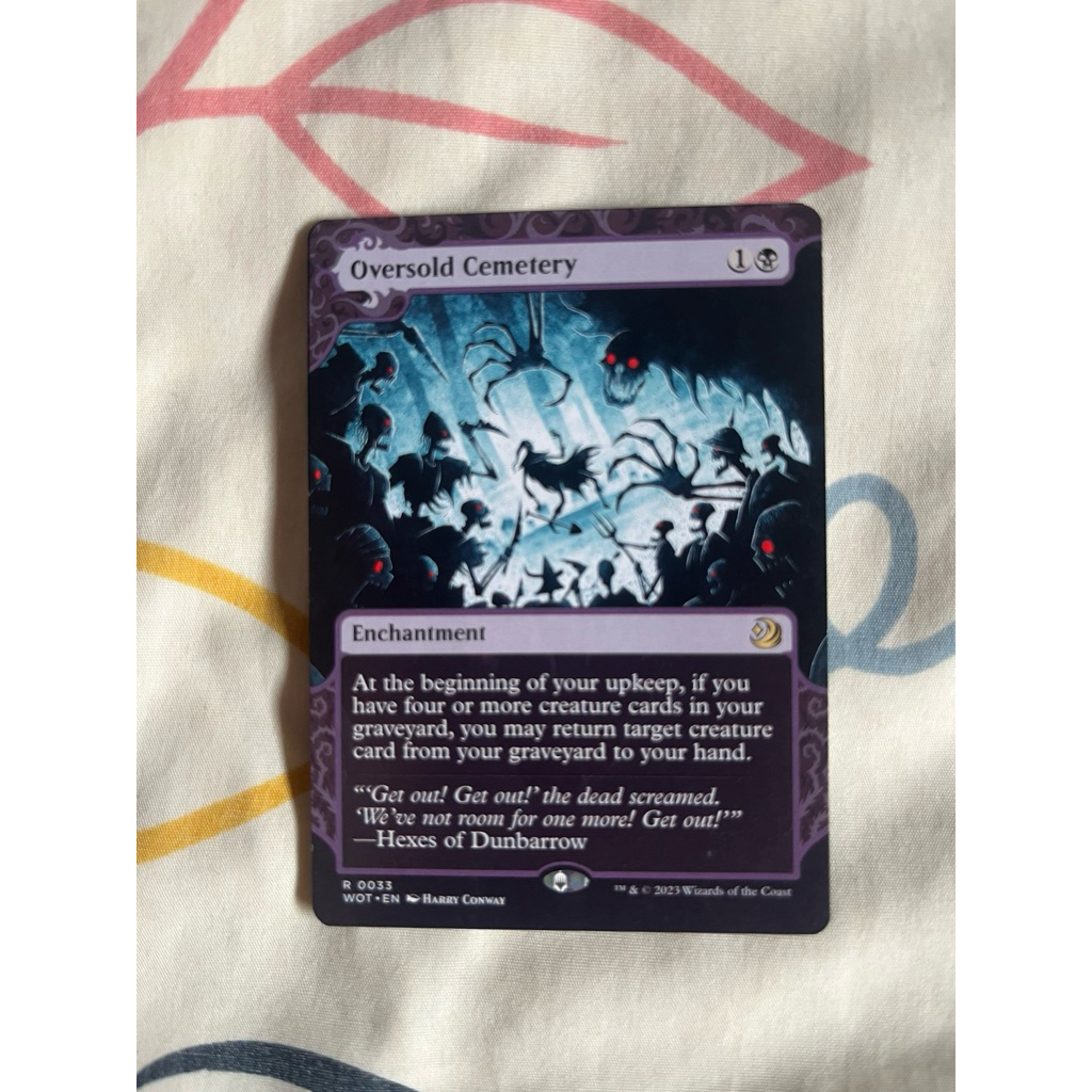 MTG Oversold Cemetery Black Magic the gathering EDH WOT Card Ex-Nm ...