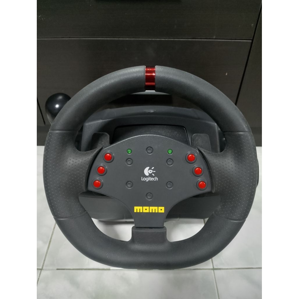 PC Logitech MOMO Racing Force Feedback Wheel (Used) | Shopee Philippines