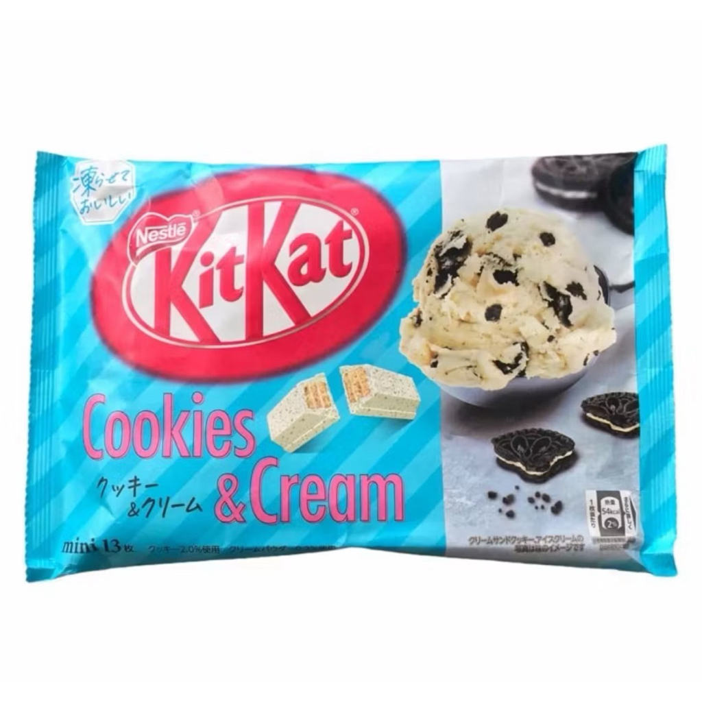 NESTLE KITKAT Mini Iced Chocolate Cookies & Cream 150.8g | Shopee ...