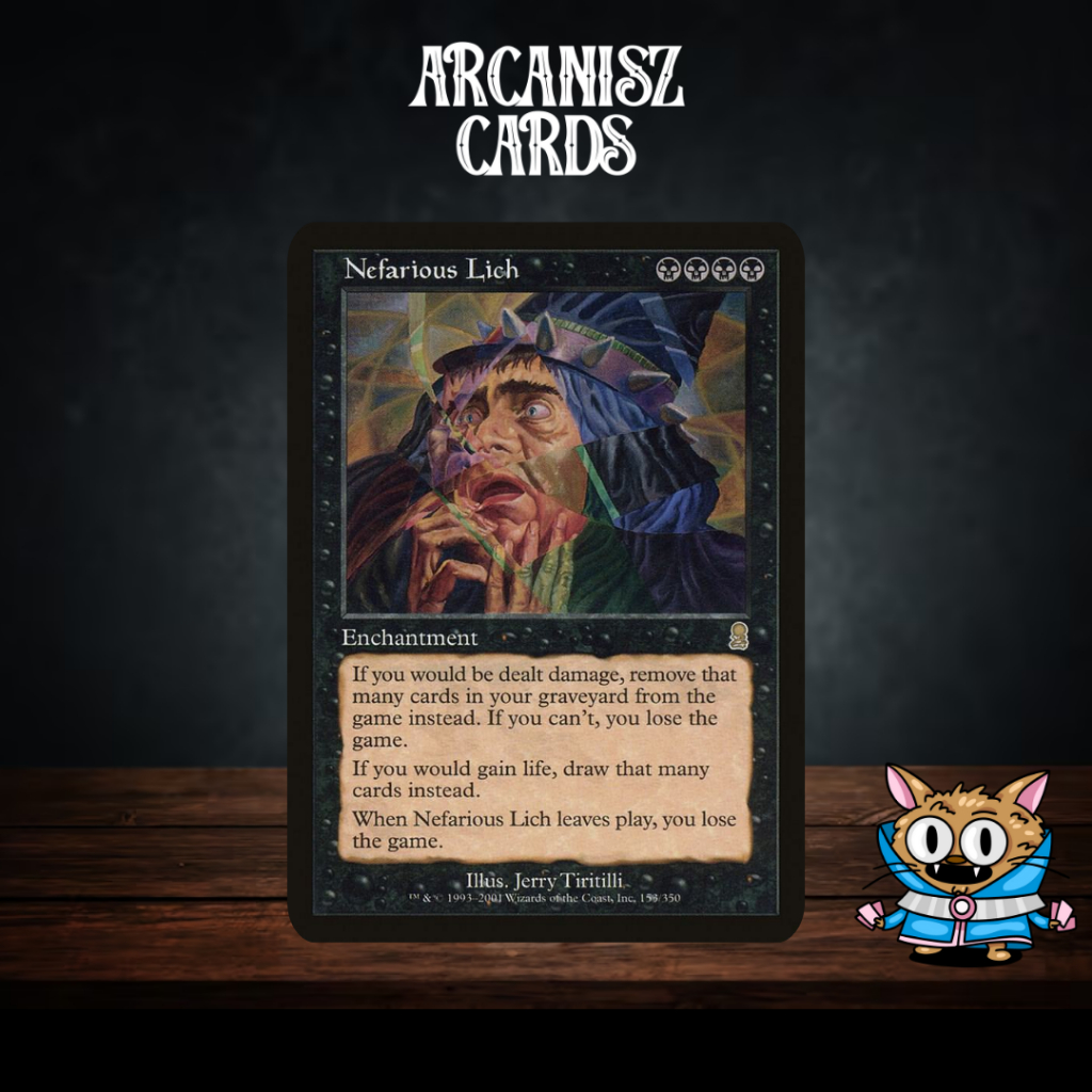 Nefaious Lich Magic The Gathering Odyssey Card | Shopee Philippines