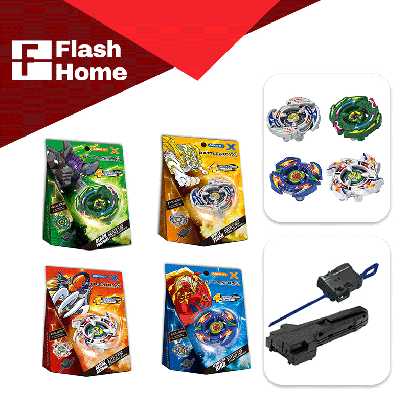 Beyblade x Spinning Toy With Launcher Metal Battle Fighting Game Set ...