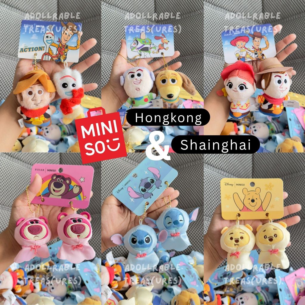 Miniso Disney Keychain/stitch toystory pooh | Shopee Philippines