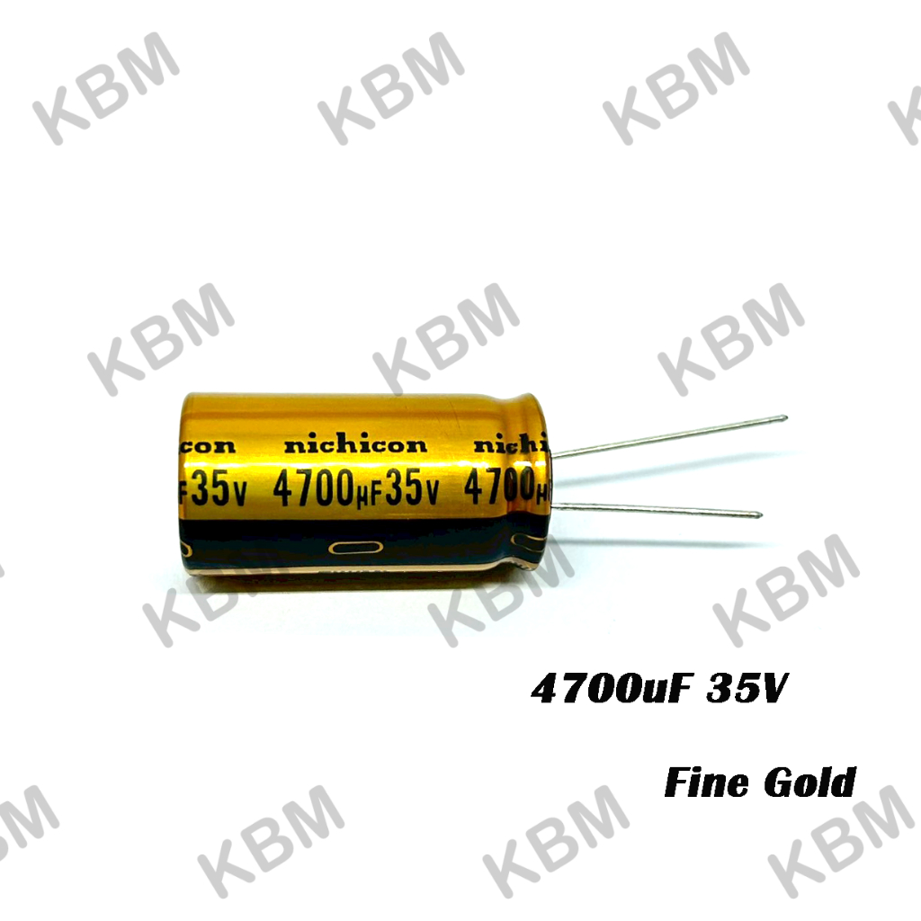 CAPACITOR (CAPACITOR) 4700uF 35V NICHICON AUDIO Fine Gold | Shopee ...