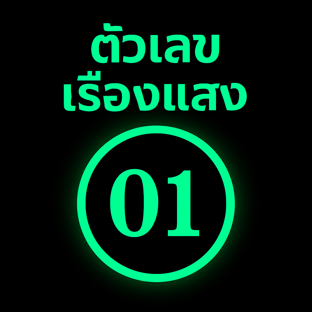 Fluorescent Number Sticker (Glow in the Dark Sticker) | Shopee Philippines