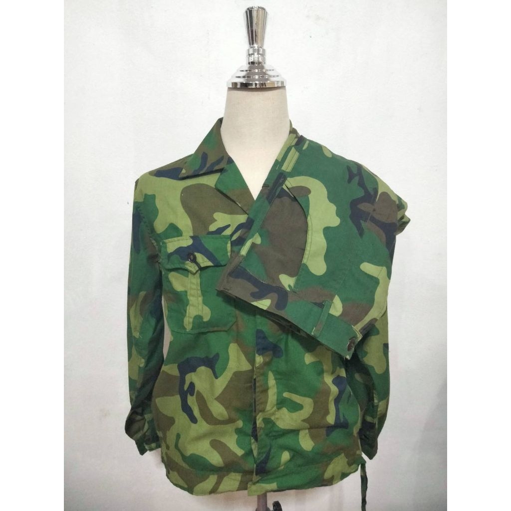 No.78 Vintage PLA Chinese Army Woodland Camo Uniform 1990s Pattern ...