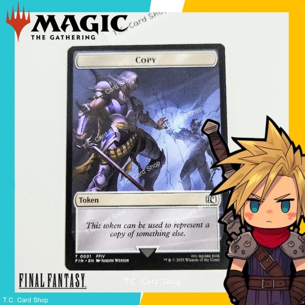 Copy-Token-T0001-Final Fantasy-Magic the Gathering (MTG) | Shopee ...