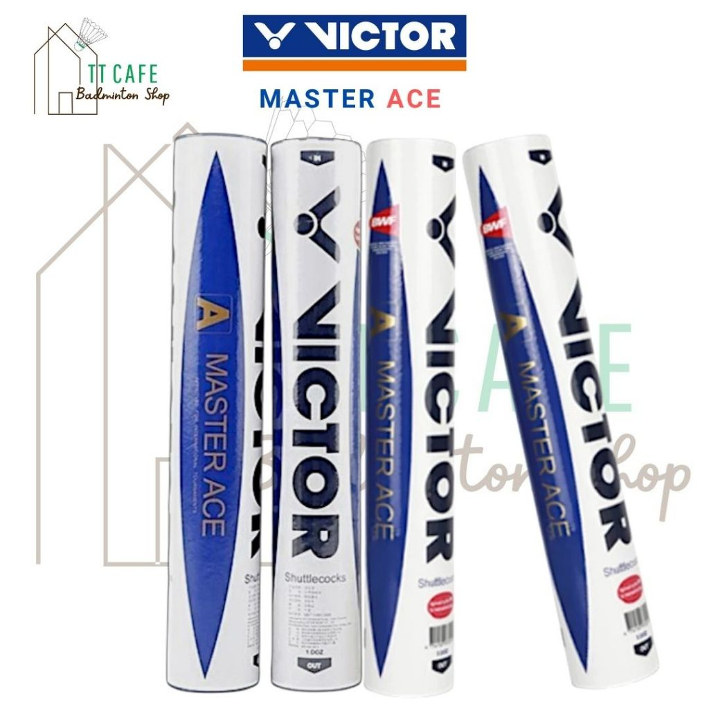 VICTOR Badminton Shuttlecock MASTER ACE Model (1 Tube 12 Balls ...