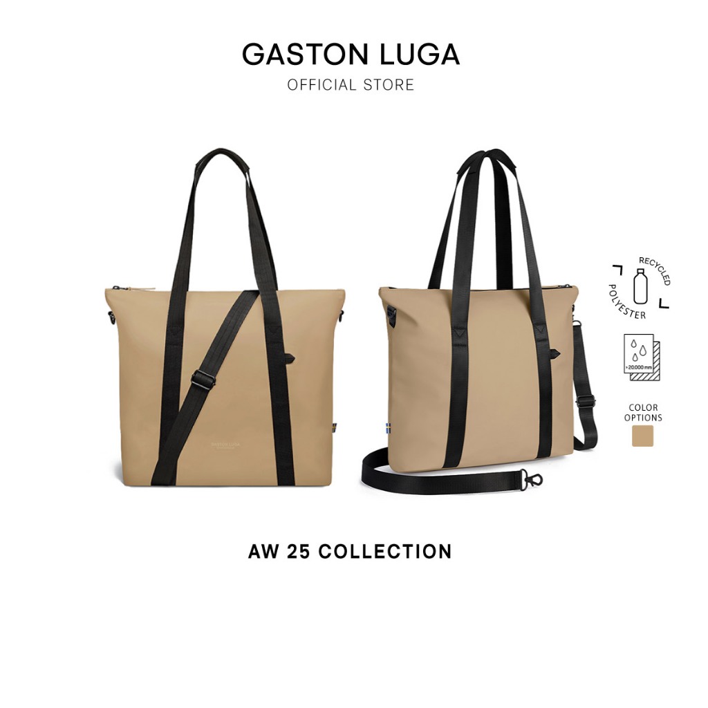 Gaston Luga Model Dash Shopper Latte Crossbody Bag | Shopee Philippines