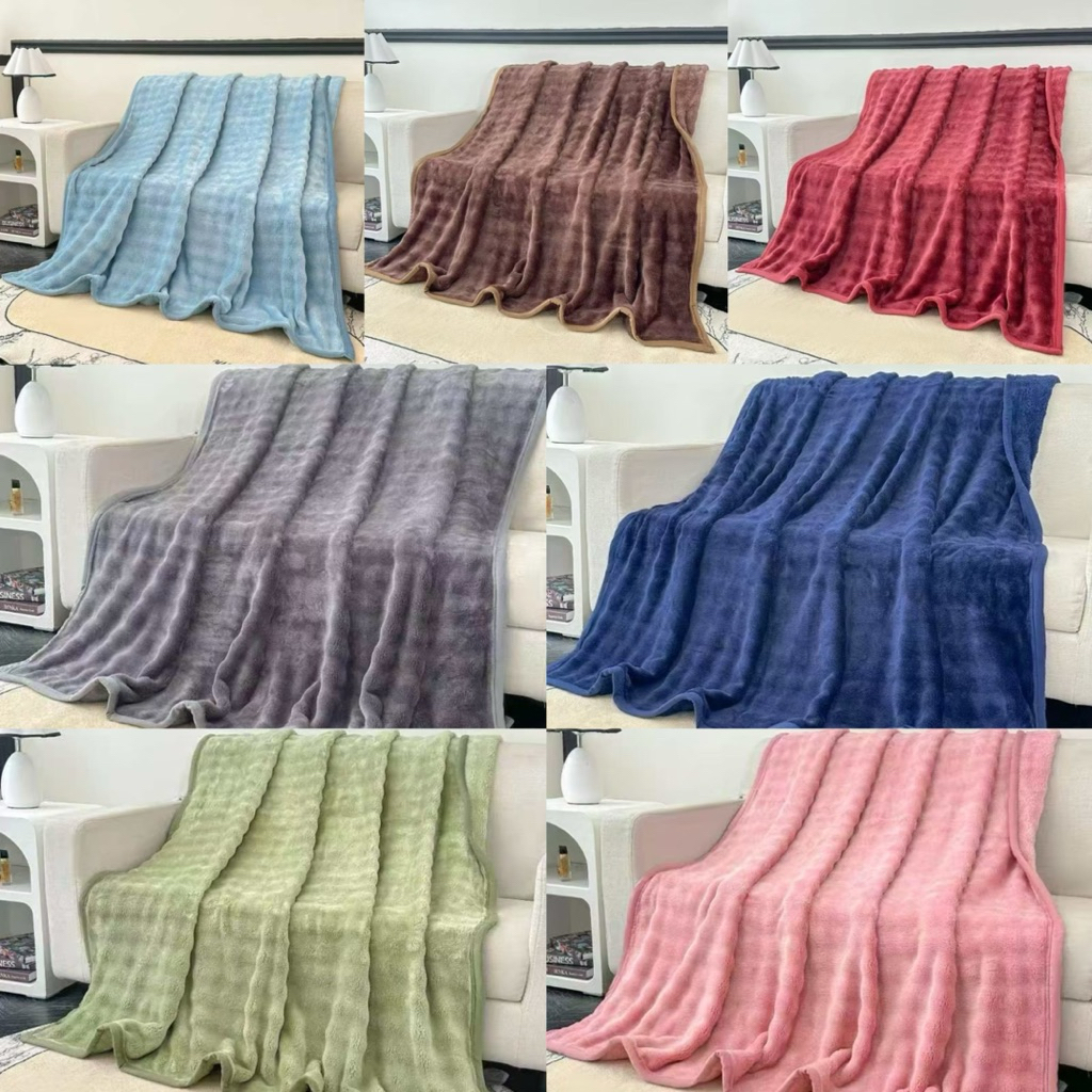Rabbit Fur Soft Blanket 6 Feet 180 x 200cm 1kg Hand Washing Machine ...