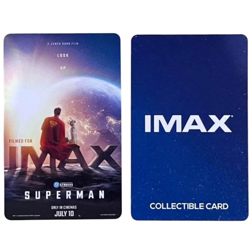 IMAX Collectible Card Superman 2025 Major Cineplex 2025 DC James Gunn ...
