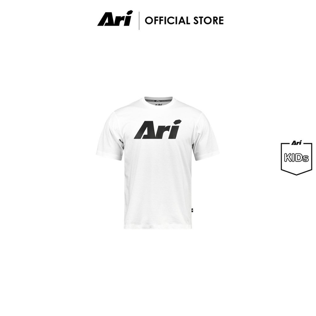 ARI KIDS ESSENTIAL SIGNATURE TEE-WHITE/BLACK (AAP2813-02) T-Shirt ...