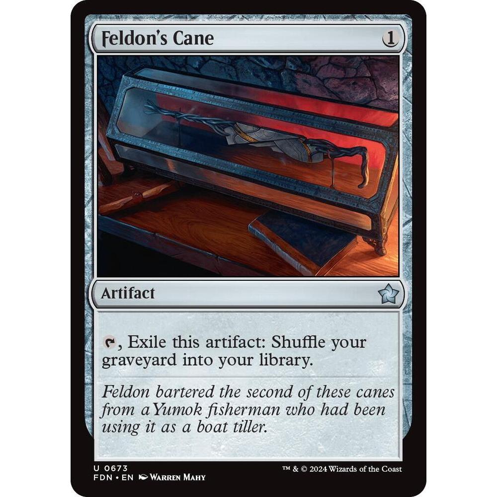 MTG : Feldon's Cane-Foundations (FDN) | Shopee Philippines