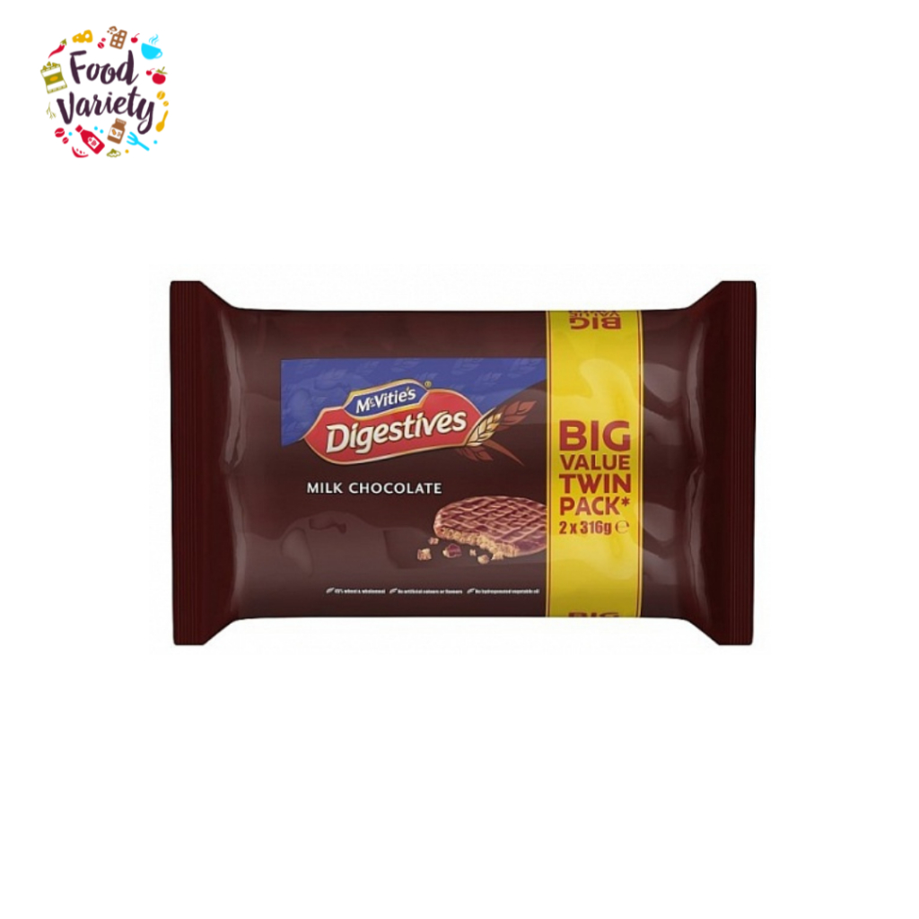 McVitie's Milk Chocolate Digestives Twin Pack 2 x 316g | Shopee Philippines