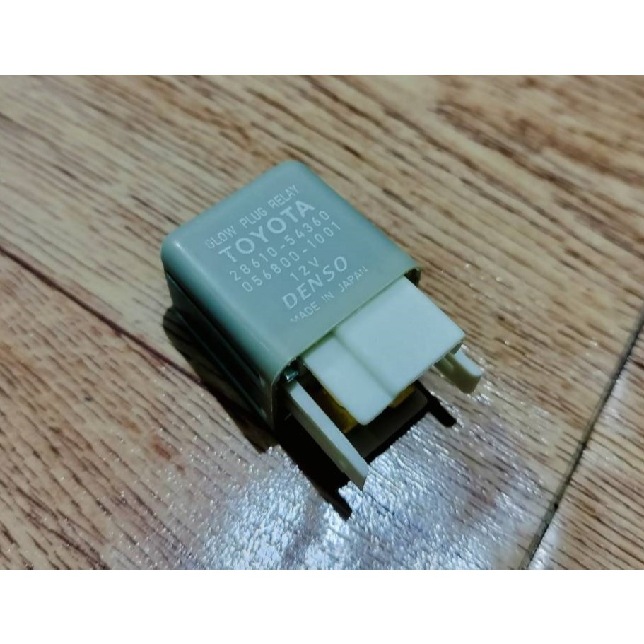 Relay TOYOYA GLOW PLUG 28610-54360 /056800-1001 Denso 12v 4 Legs Made ...