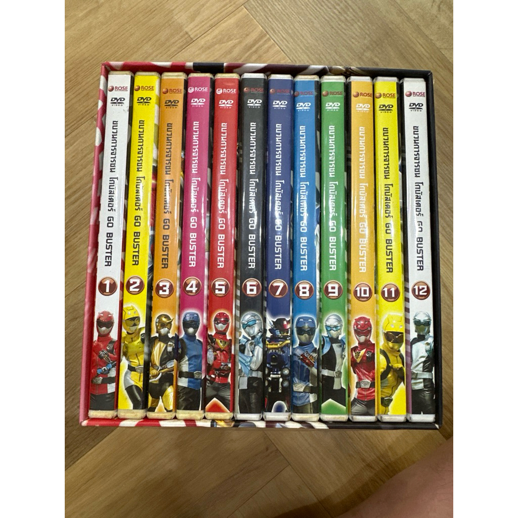 153474/ DVD: Go Busters Master Movement Buster Boxset: 12 Discs Part 1 ...