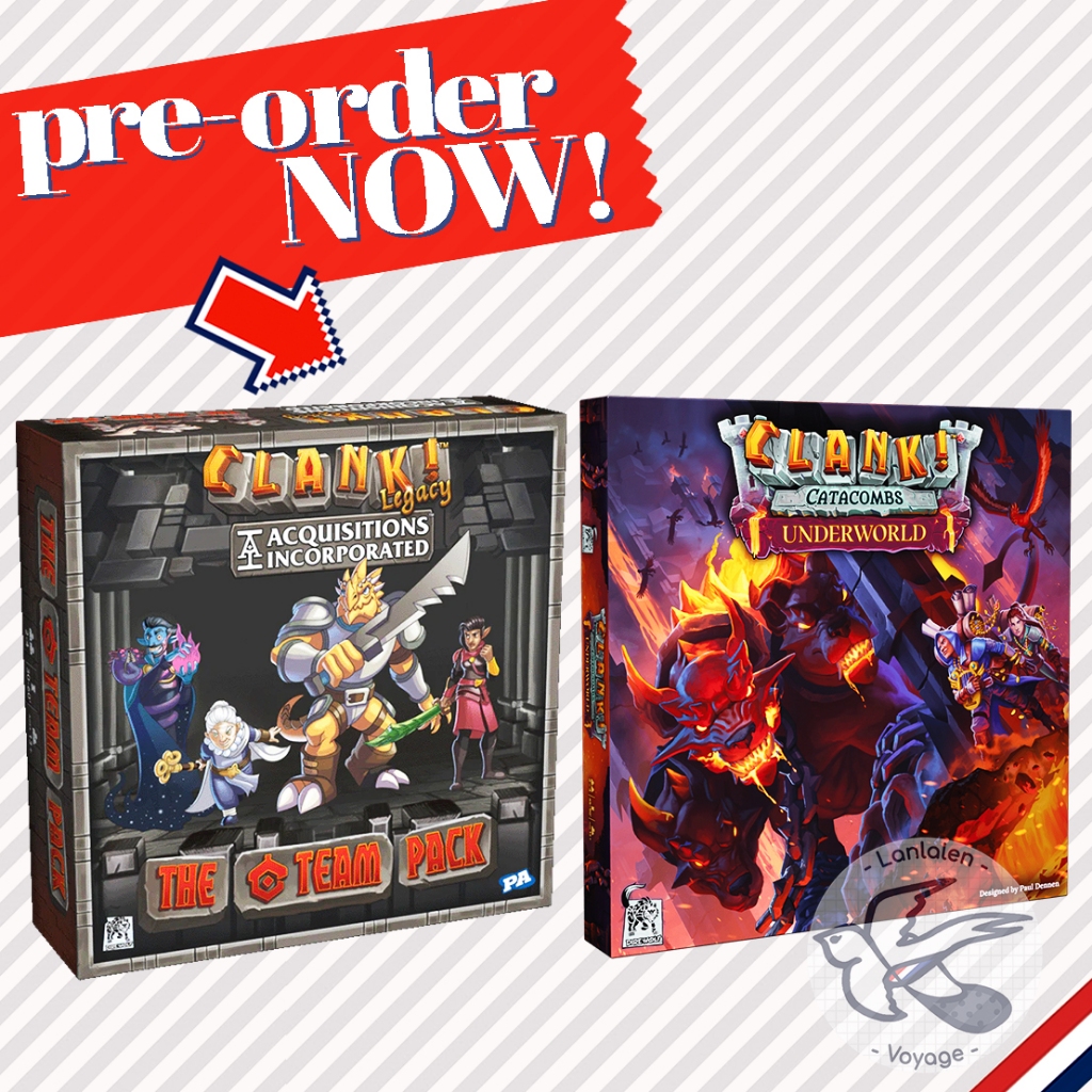 [Pre-Order] Clank! Catacombs Underworld/The C Team Pack Expansion [EN ...