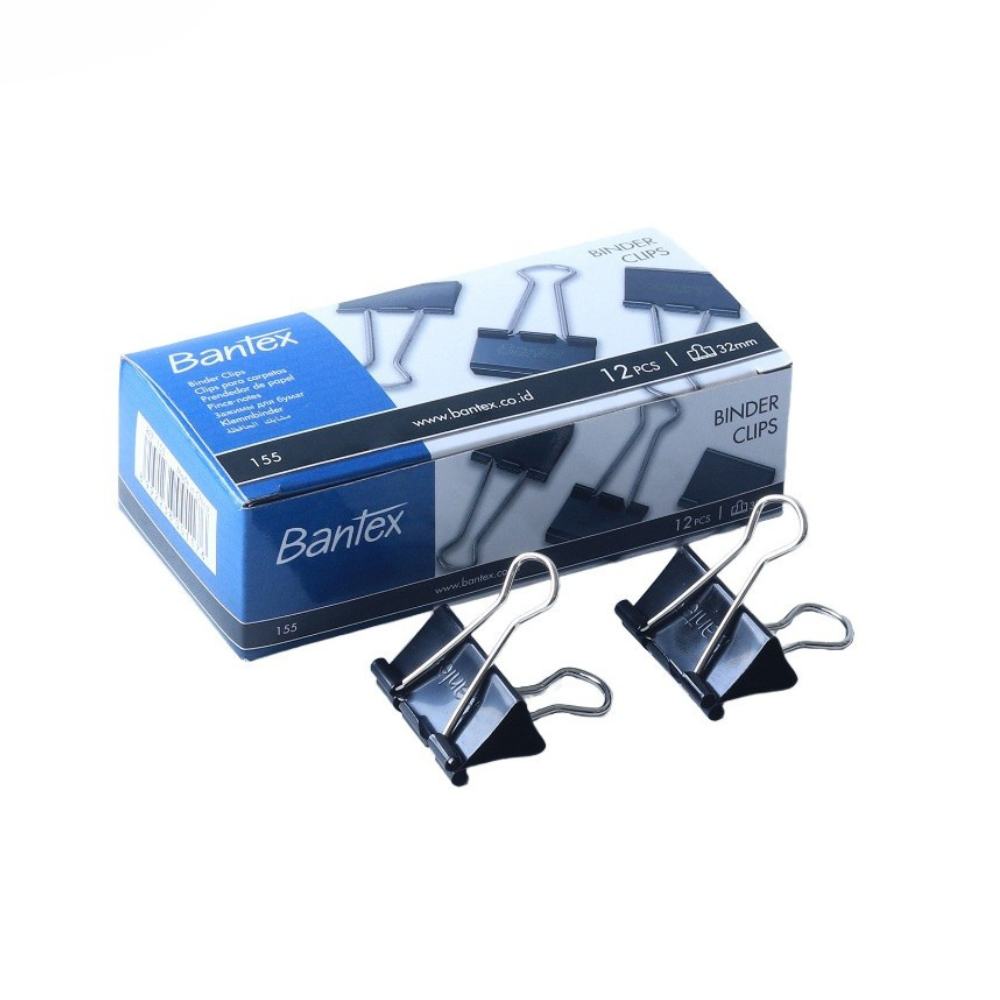 Deli Black Paper Clip 12 Pieces Of Document Clips Strong And Durable ...