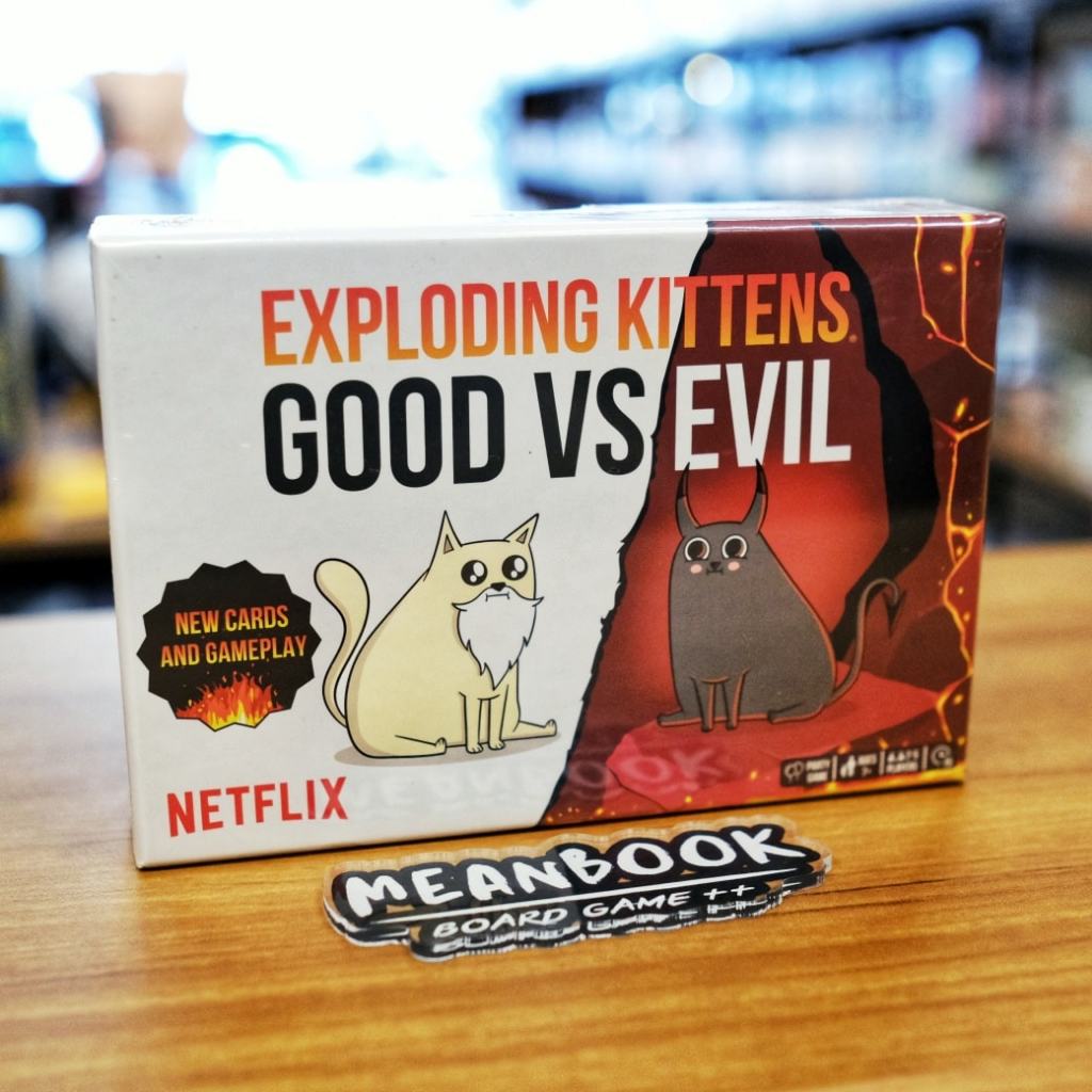 Exploding Kittens Good Vs Evil Board Game [G1] | Shopee Philippines